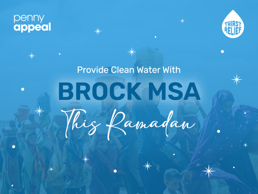 Provide Clean Water with Brock MSA | LaunchGood | LaunchGood